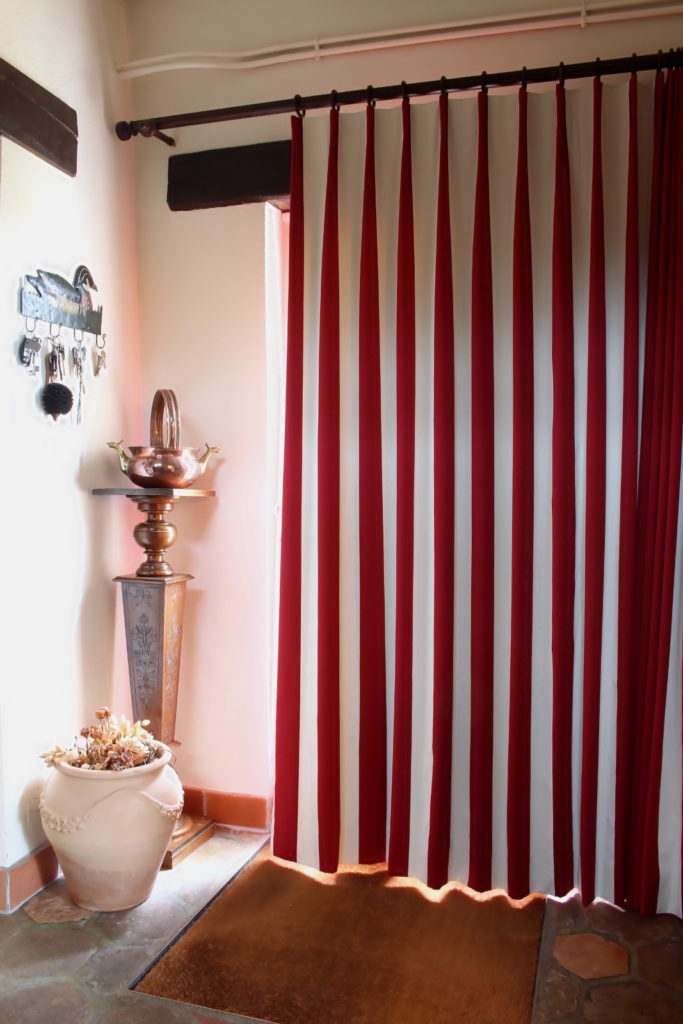 Rideaux à rayures & voilages sur-mesure - Métissage & Matières